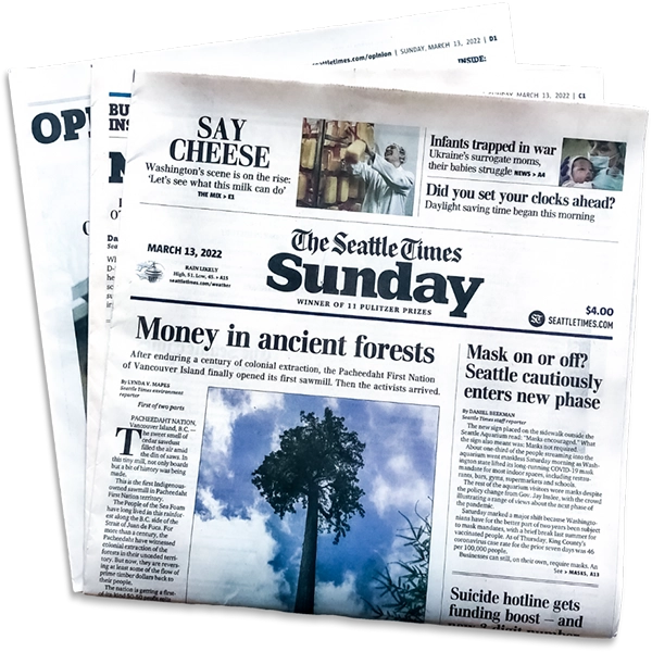 Seattle Times Seattle Times Newspaper Hi Res Stock Photography And